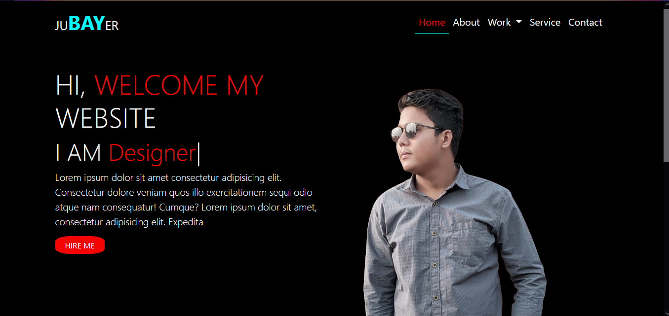 Jubayer POrtfolio site